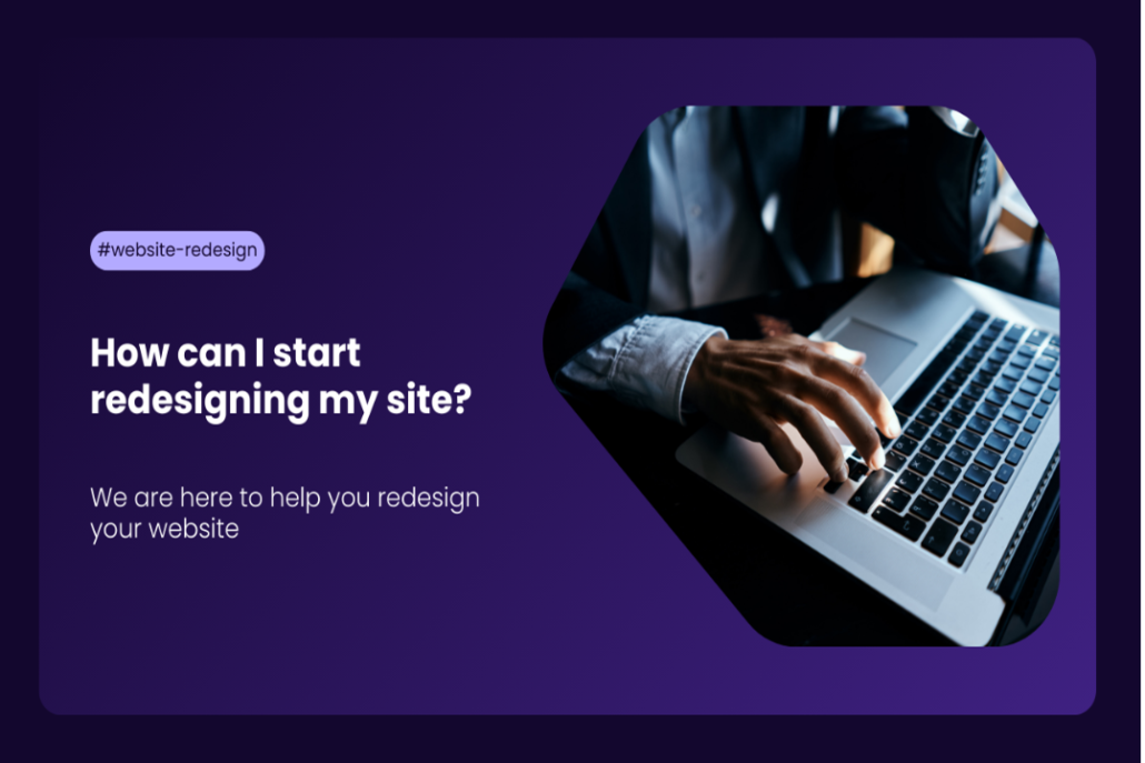 How can I start redesigning website? rellaco